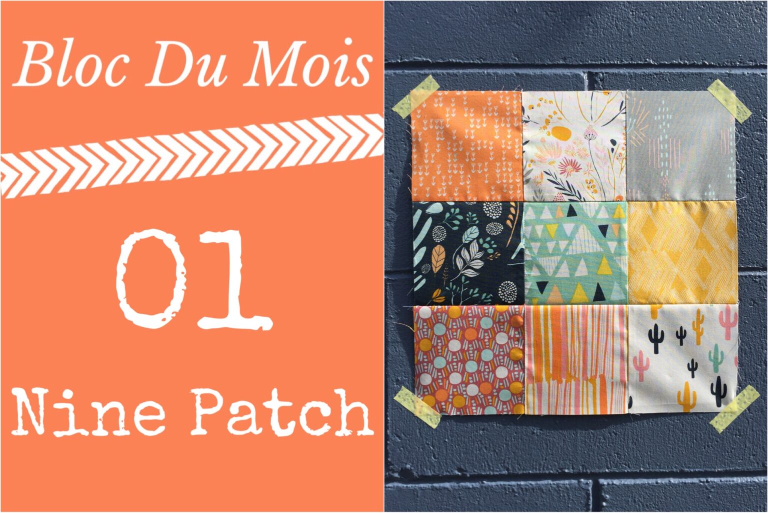Bloc Du Mois : 12 tutoriels patchwork pour débutants
