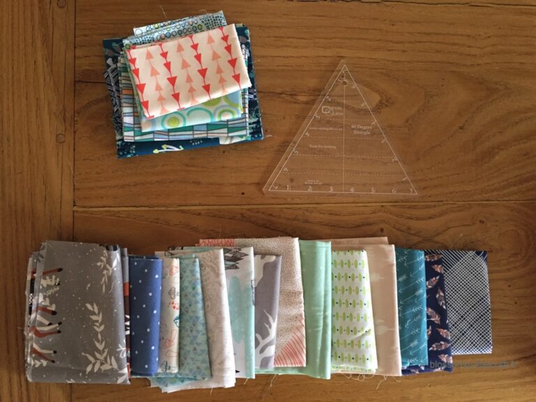 Patchwork triangles pour un petit gars