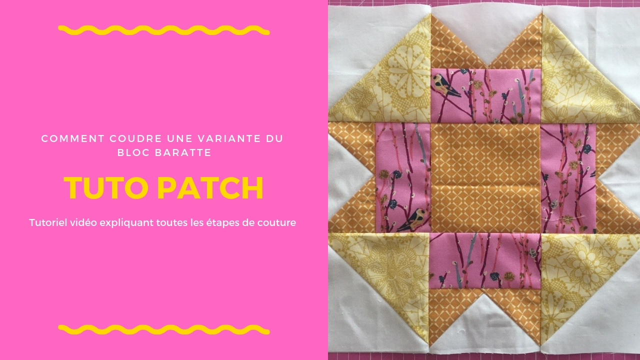 Nouveau tutoriel de bloc patchwork