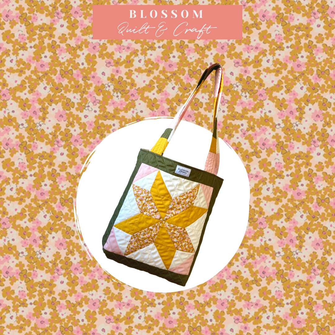 Tote Bag Bloc de Patchwork - Blossom Quilt & Craft