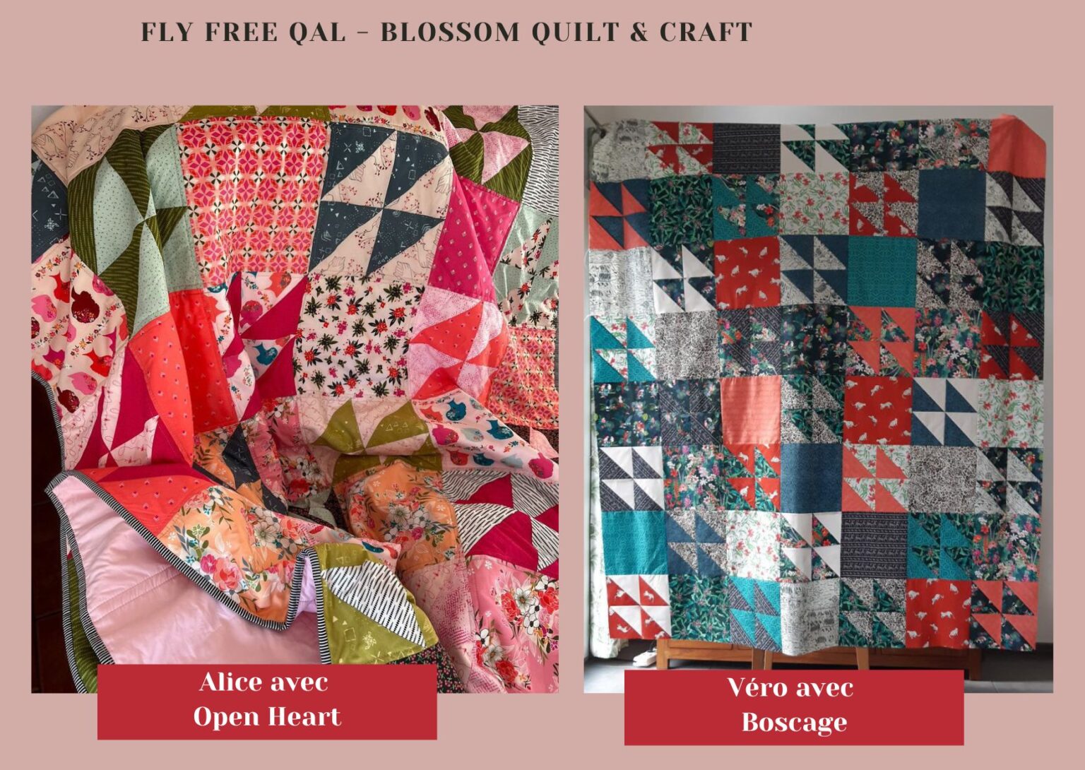 Fly Free : le patron de patchwork gratuit spécial Layer Cake